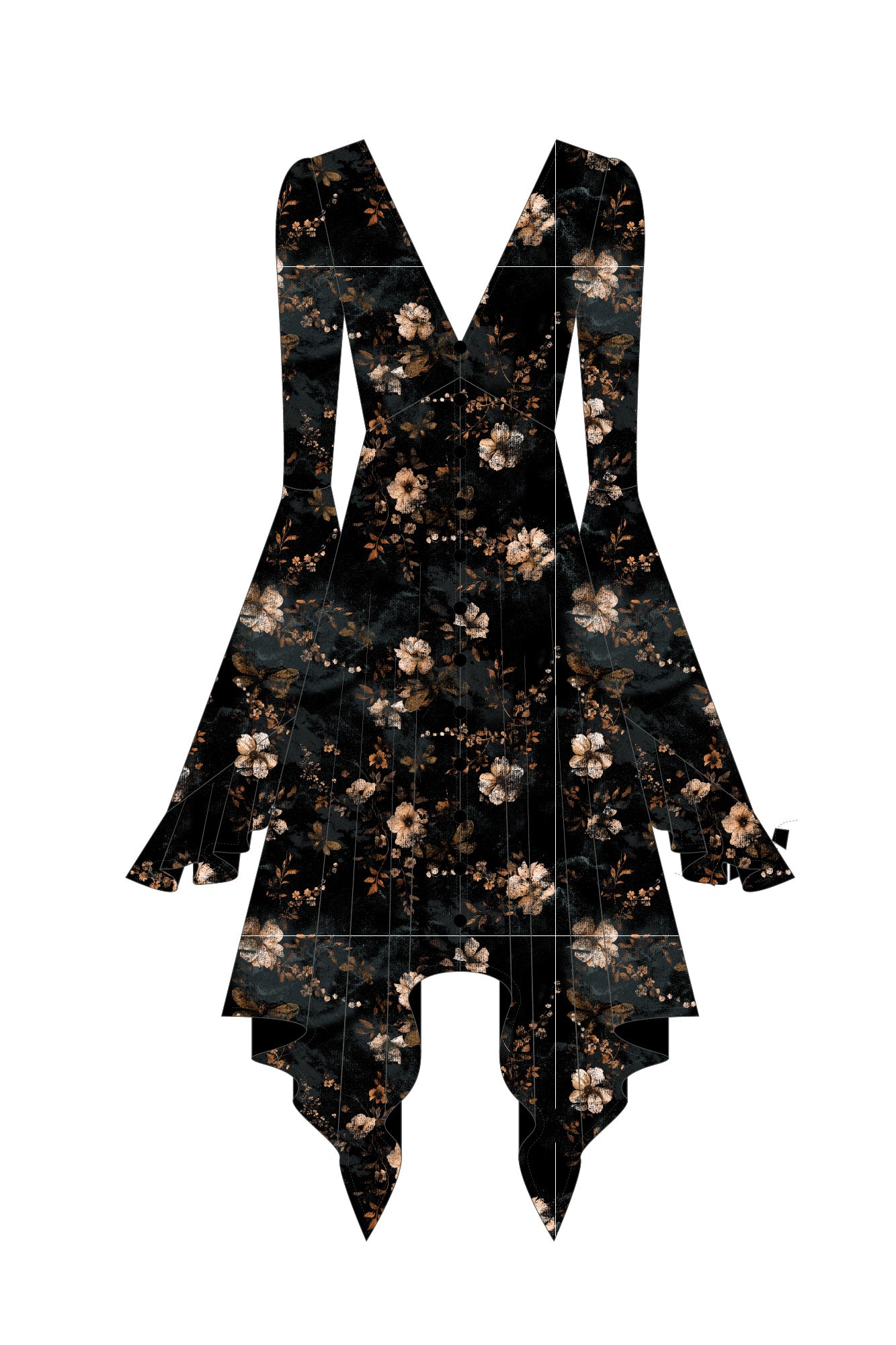 Autumna'S Night Midi Dress